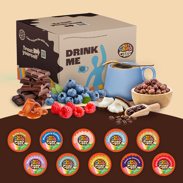Decaf Best Sellers Flavored Coffee Variety Pack – Crazy Cups