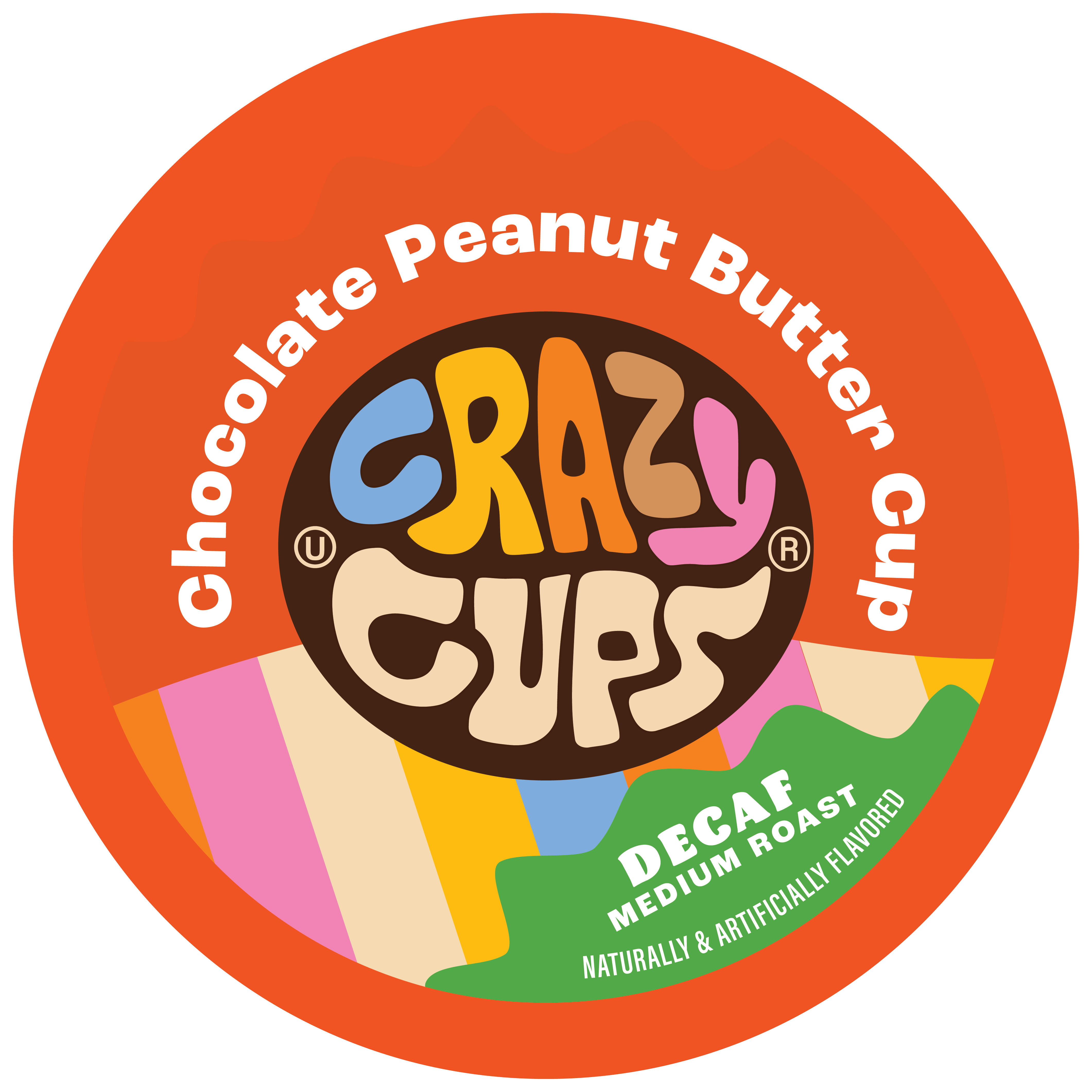 Decaf Chocolate Peanut Butter Cup Coffee Pods | Crazy Cups